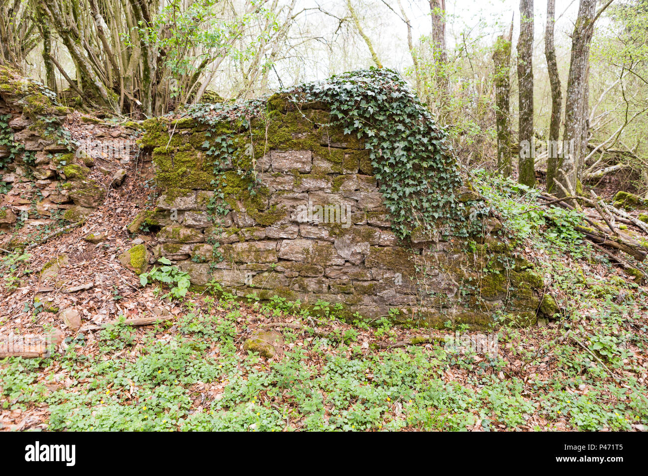 Walk over old mining area Stock Photo - Alamy
