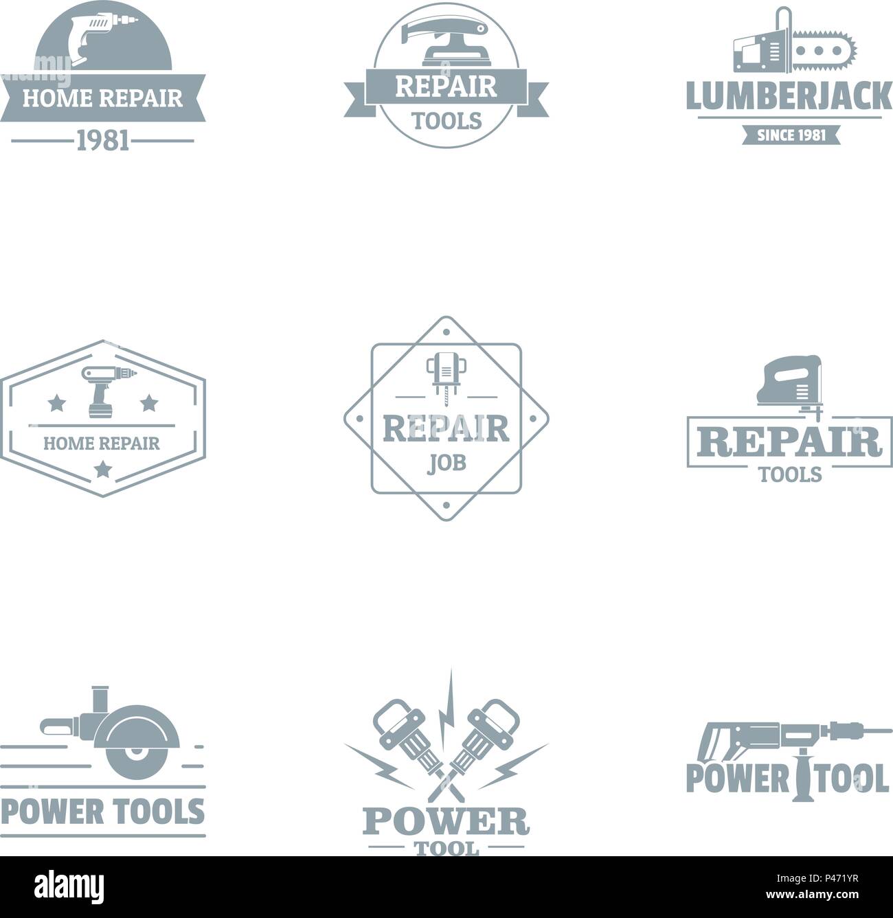 Regenerative work logo set, simple style Stock Vector Image & Art - Alamy