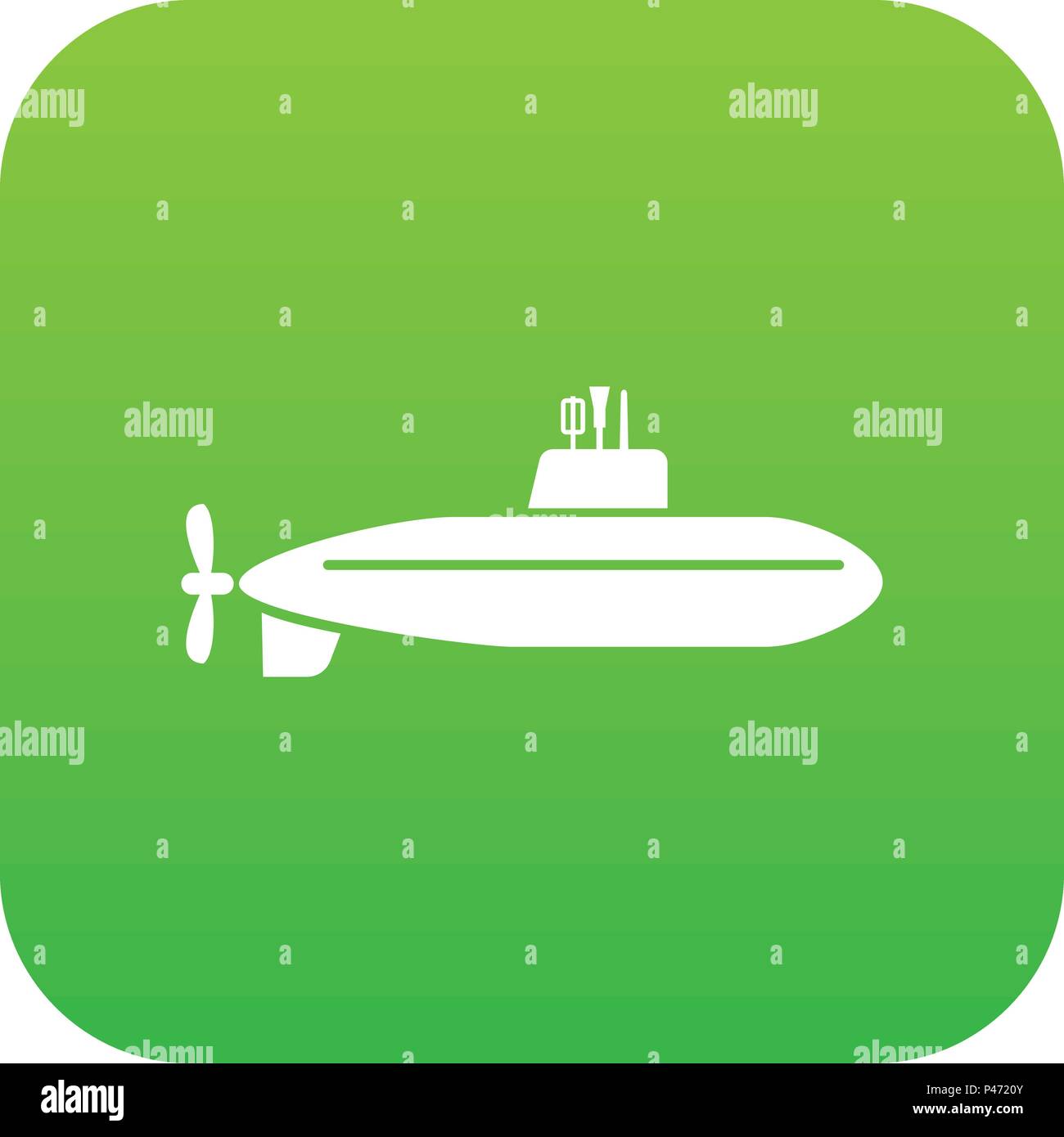 Large submarine icon, simple style Stock Vector Image & Art - Alamy