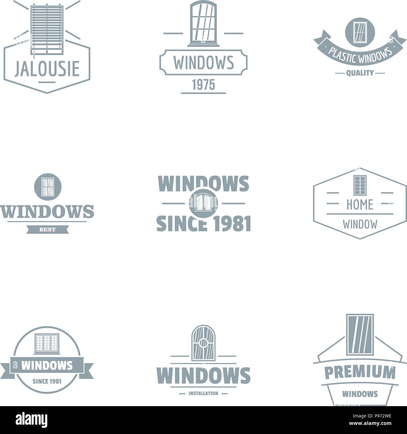Fix window logo set, simple style Stock Vector Image & Art - Alamy Fix window logo set, simple style Stock Vector Image & Art - Alamy