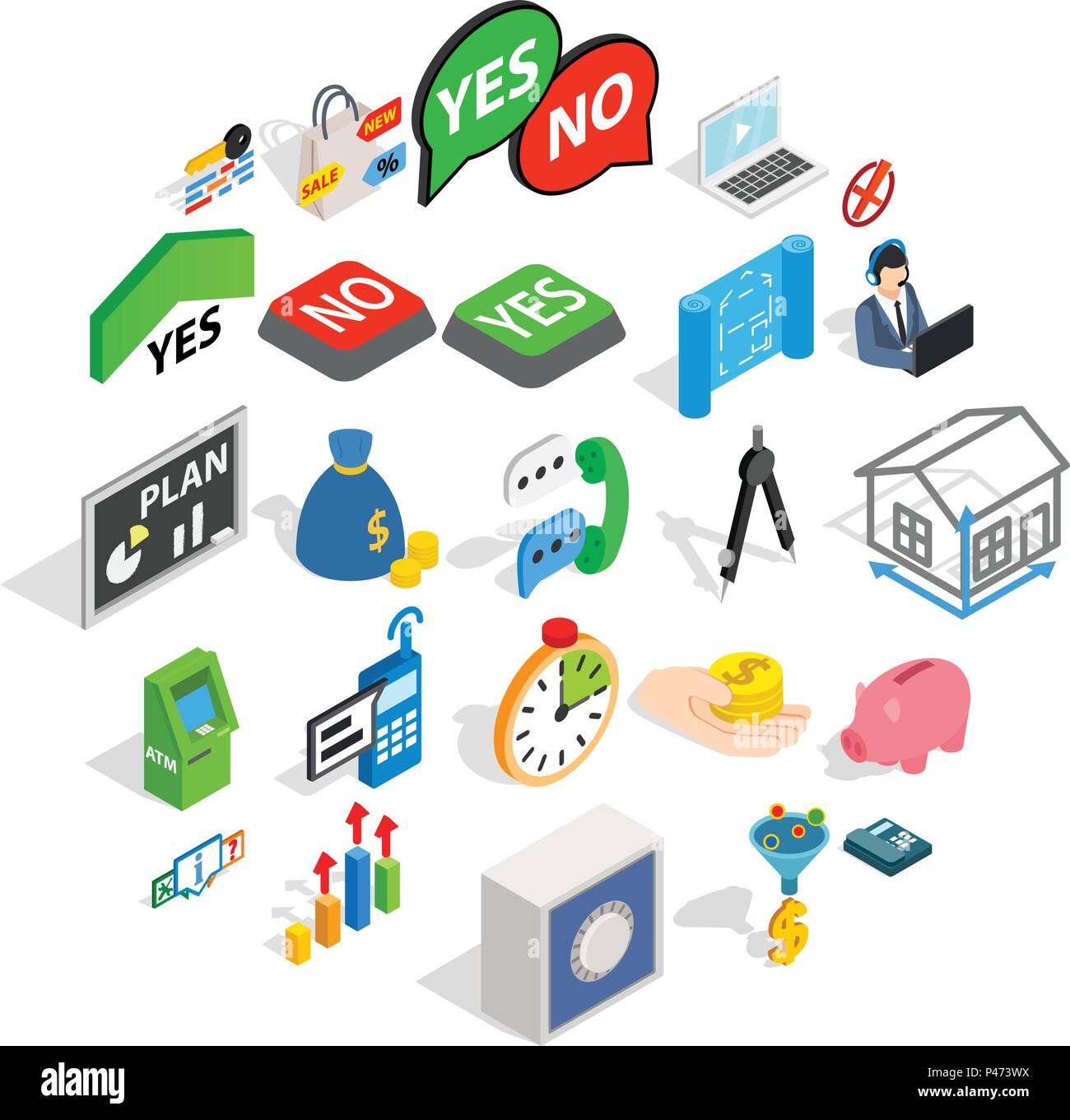 Atm center Stock Vector Images - Alamy