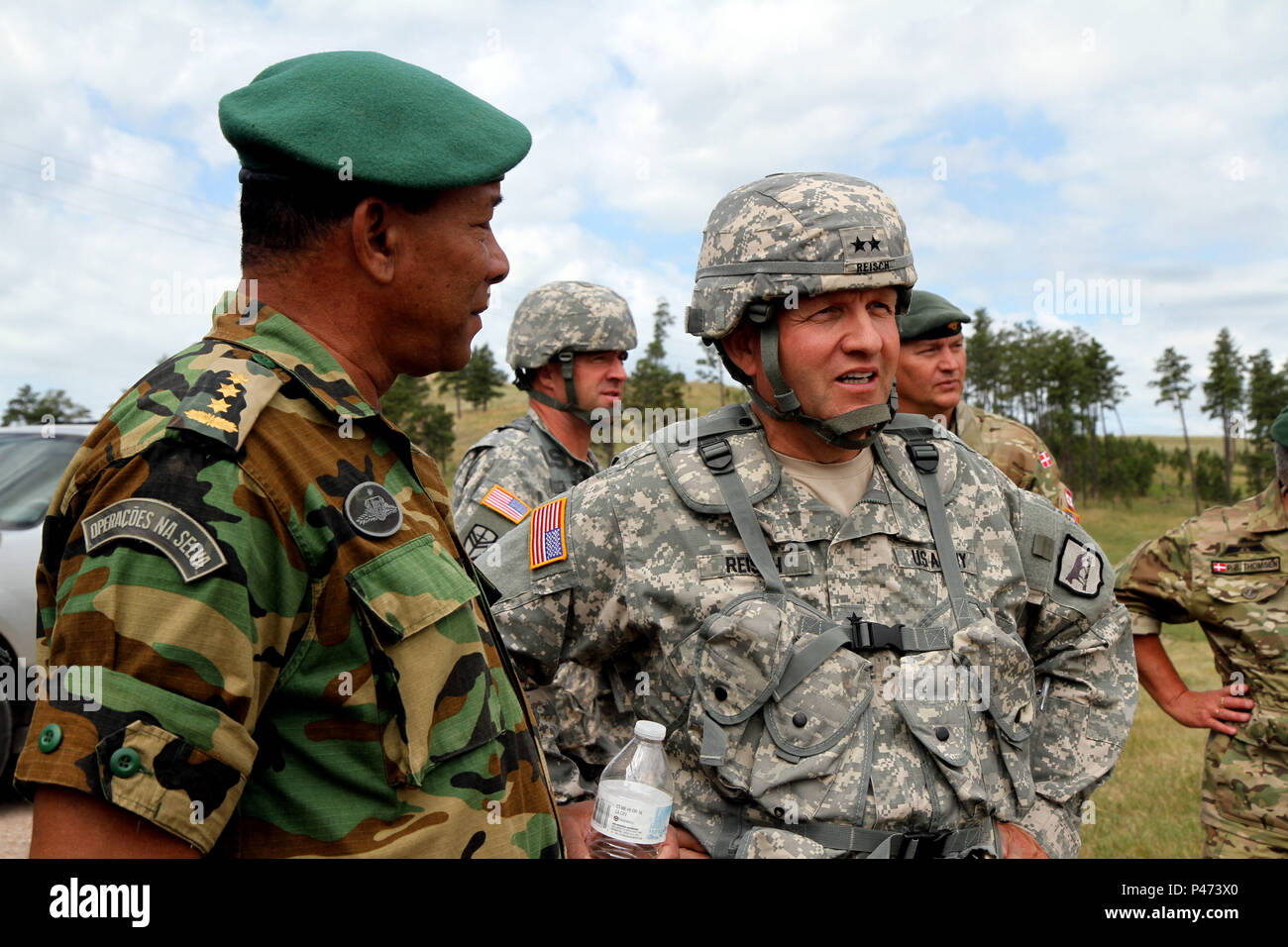 U.S. Army Maj. Gen. Tim Reisch, adjutant general of the South Dakota ...