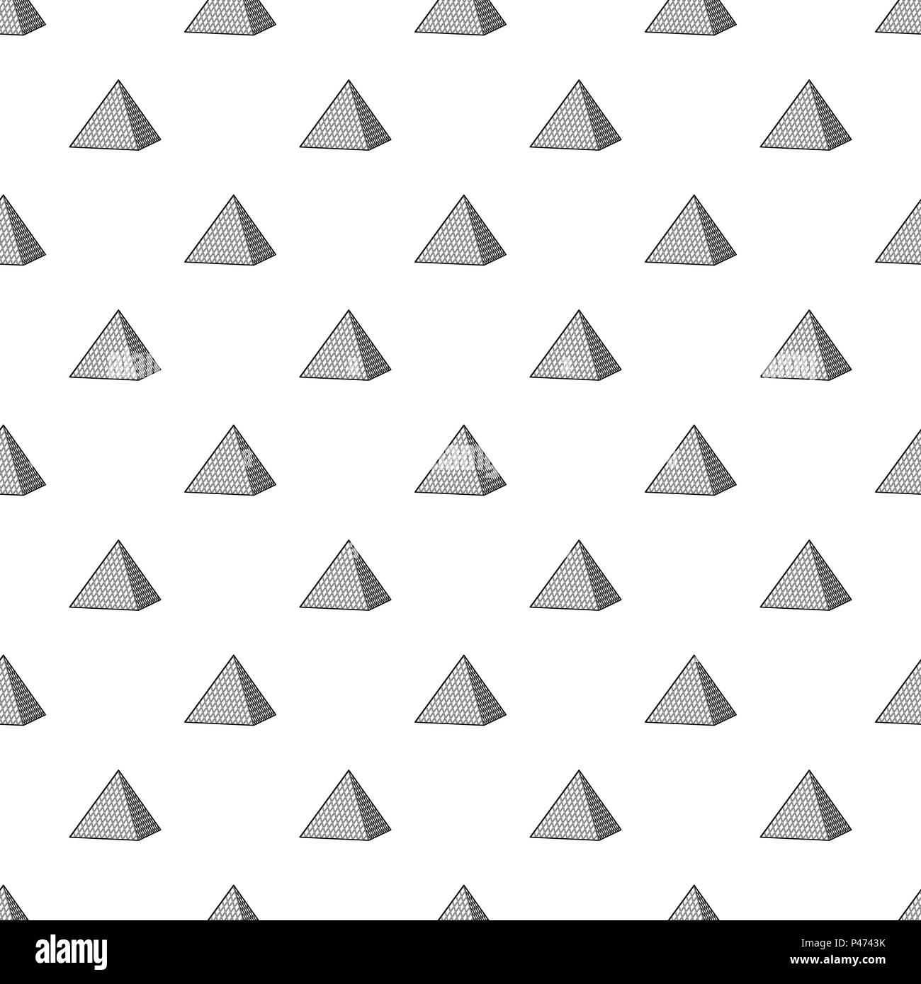Louvre pyramid pattern vector seamless Stock Vector Image & Art - Alamy
