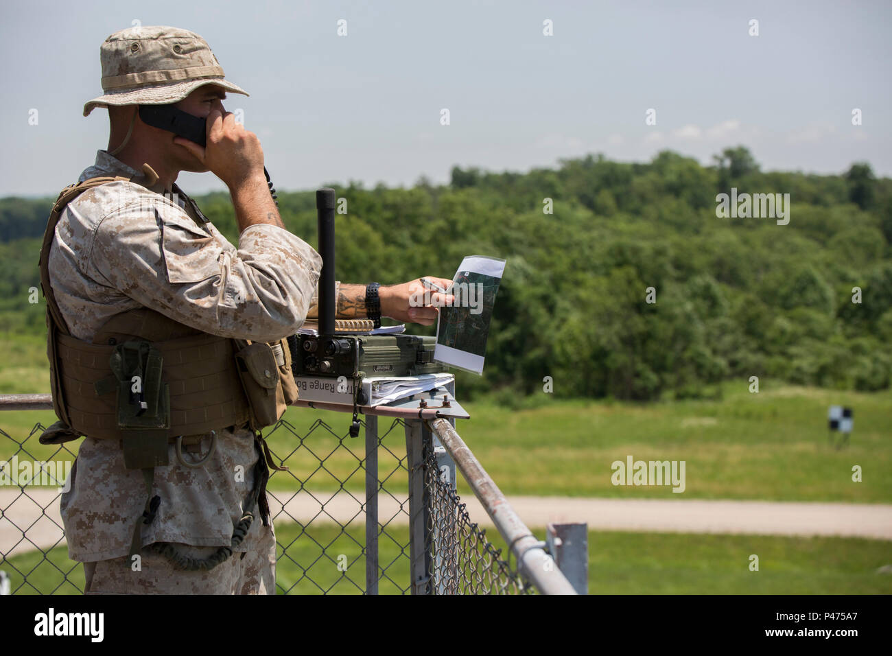 Staff Sgt. Theodore Pernal, radio chief with 4th Air Naval Gunfire ...