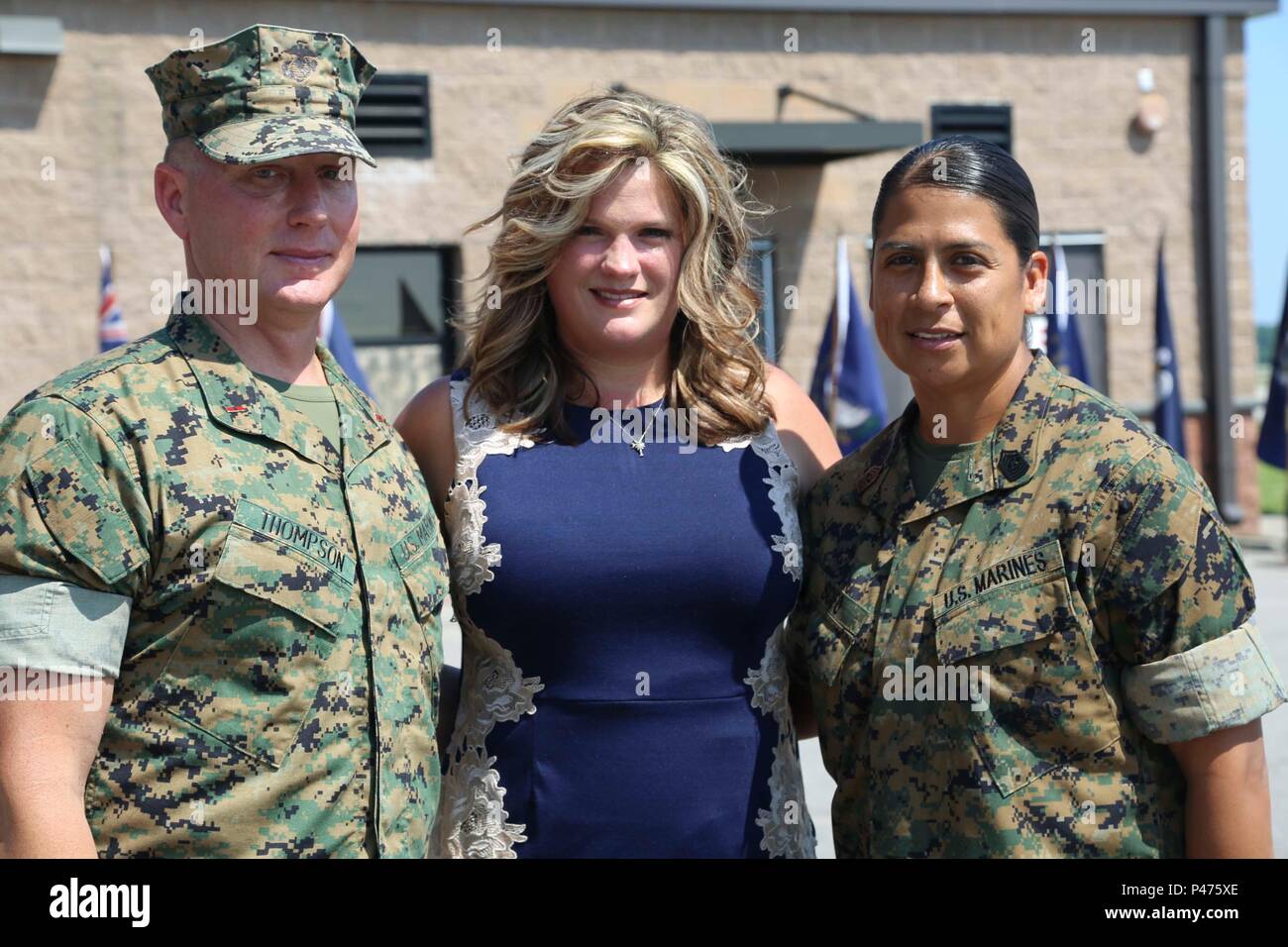 U.S. Marine Corps Chief Warrant Officer 3 William D. Thompson retires ...
