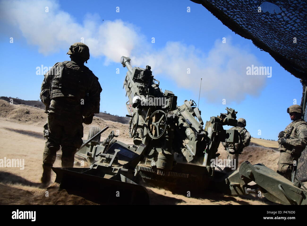 487th field artillery hi-res stock photography and images - Alamy