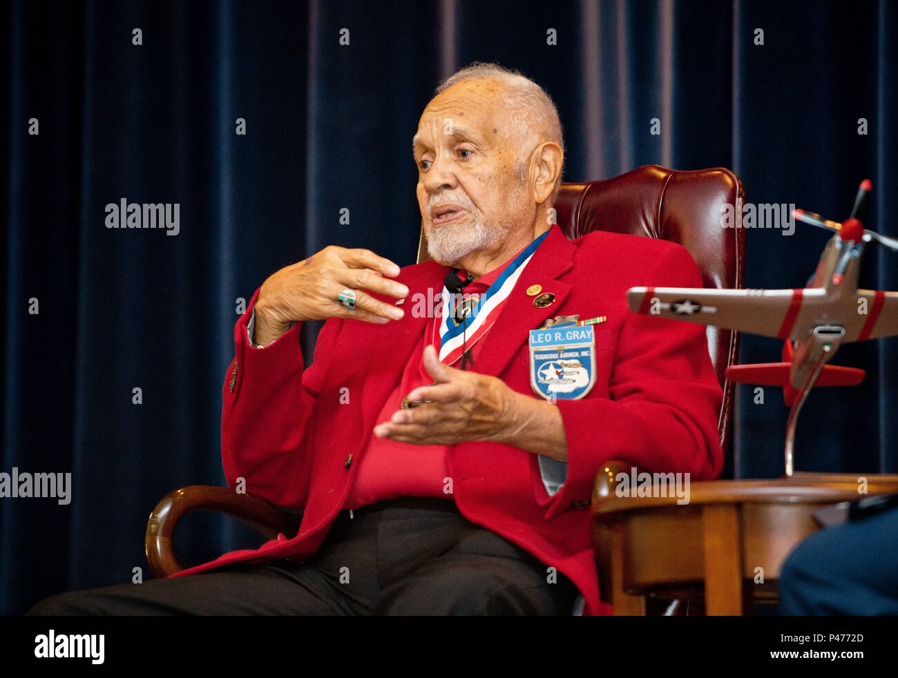 Maxwell AFB, AL - Retired Lt. Col. Leo Gray, 2016 Gathering of Eagles ...
