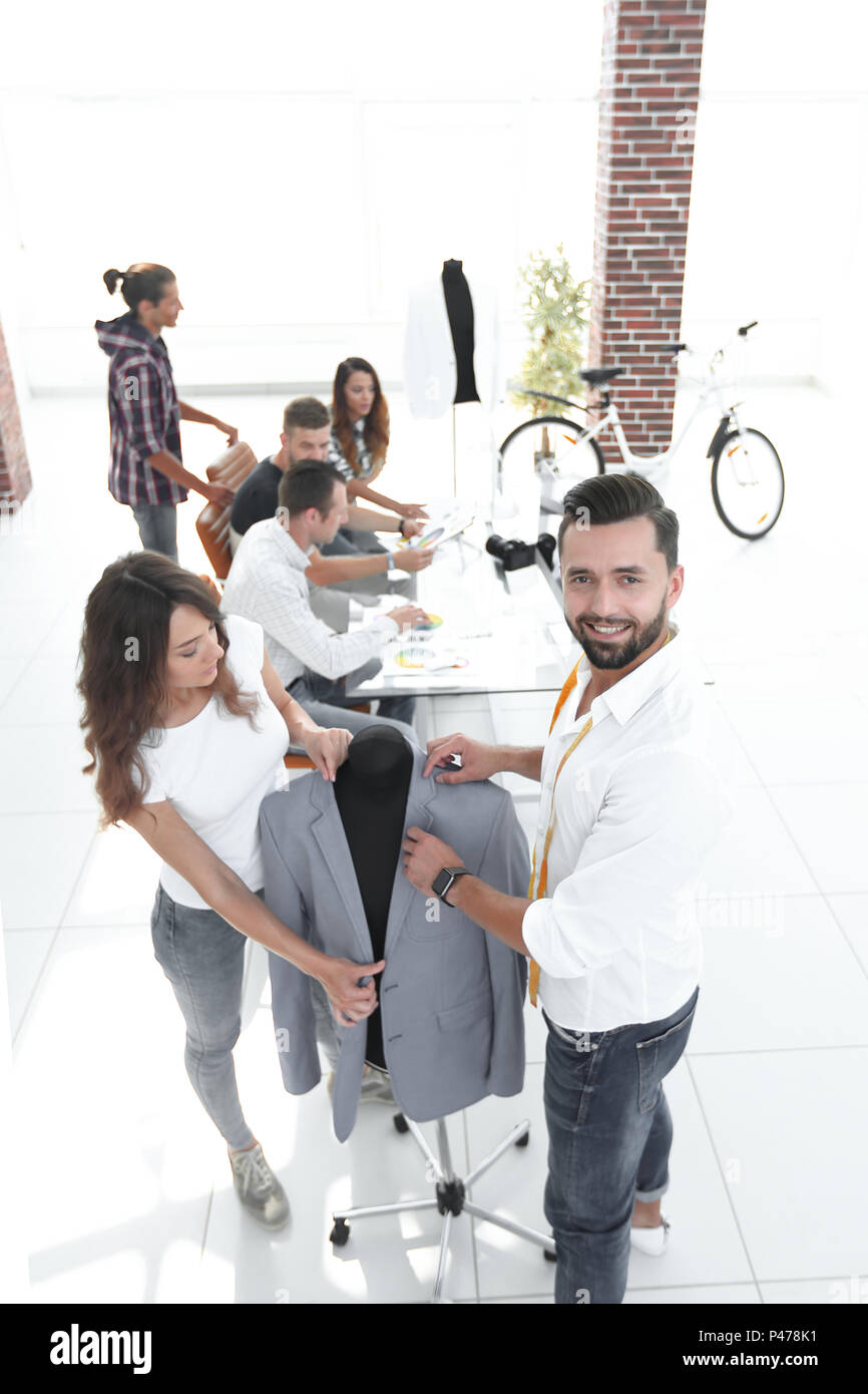 designers working on new models menswear Stock Photo - Alamy
