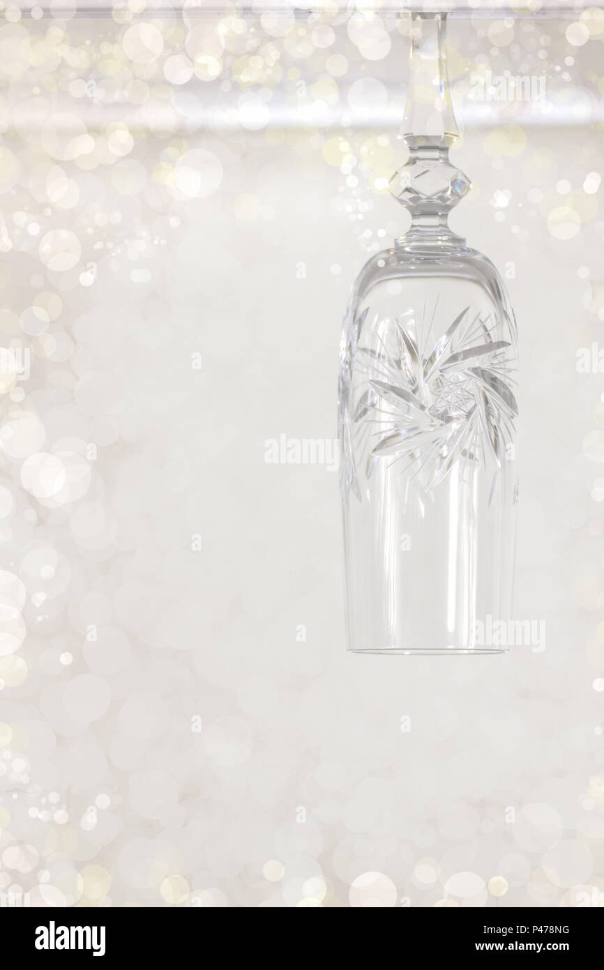 New Years Celebration theme with champagne wine holding on top bar ...