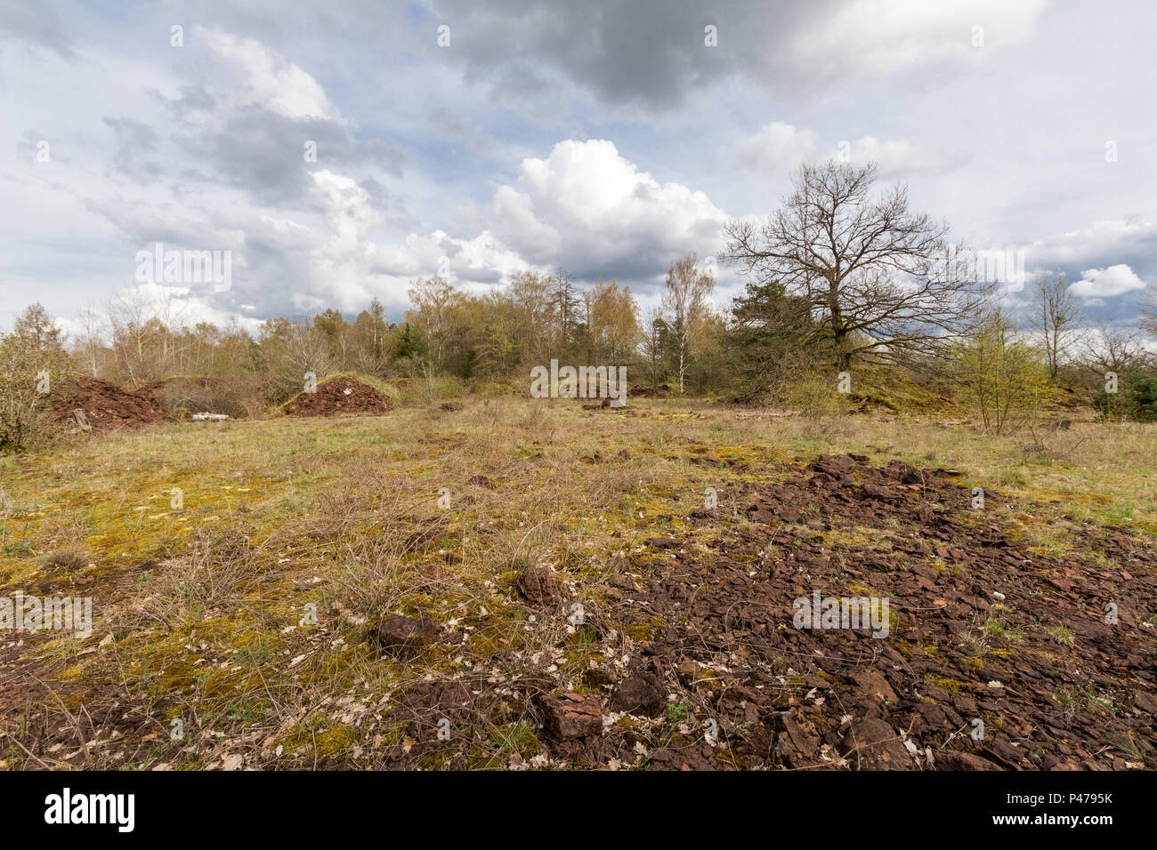 Walk over old mining area Stock Photo - Alamy