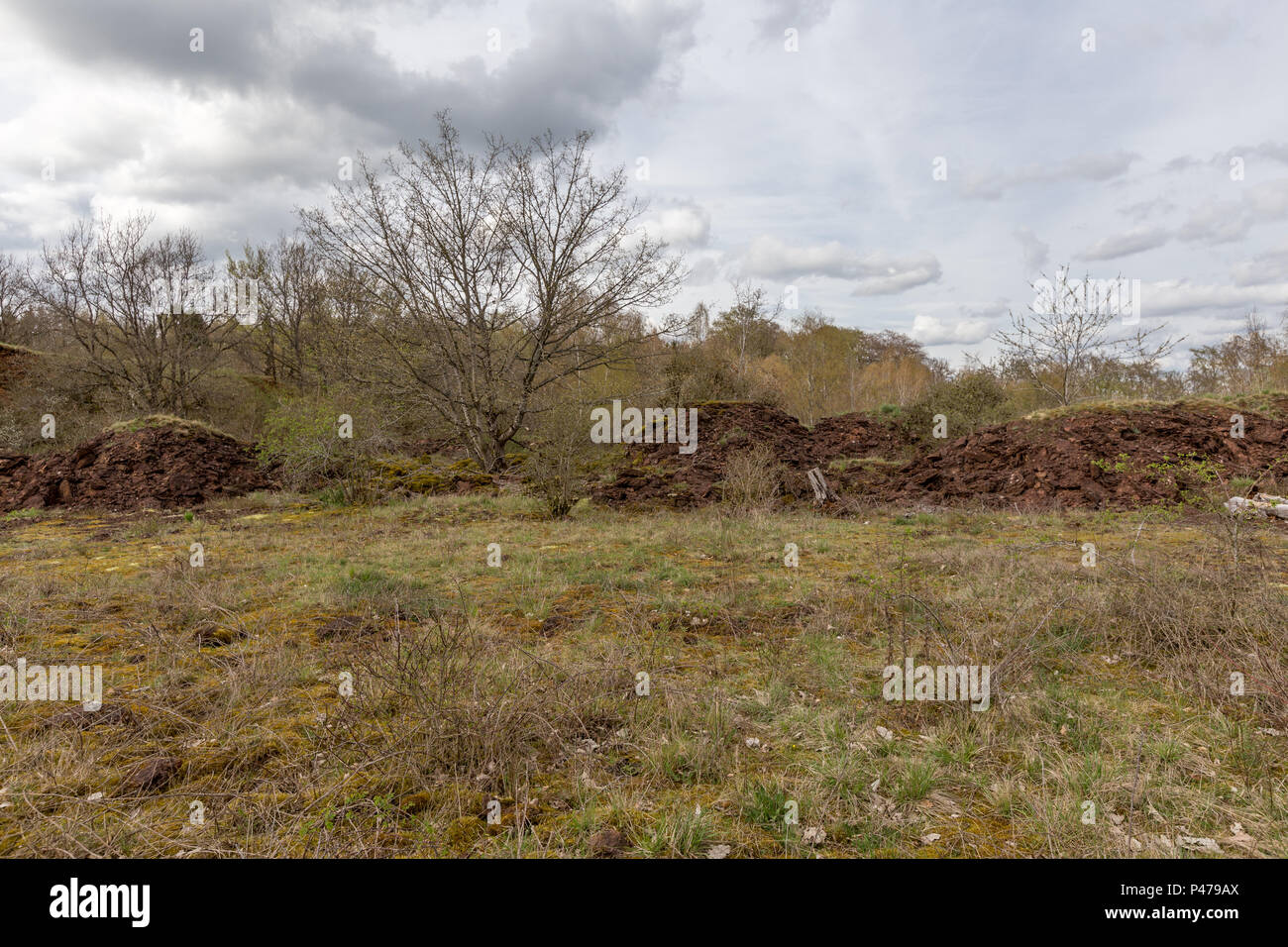 Walk over old mining area Stock Photo - Alamy