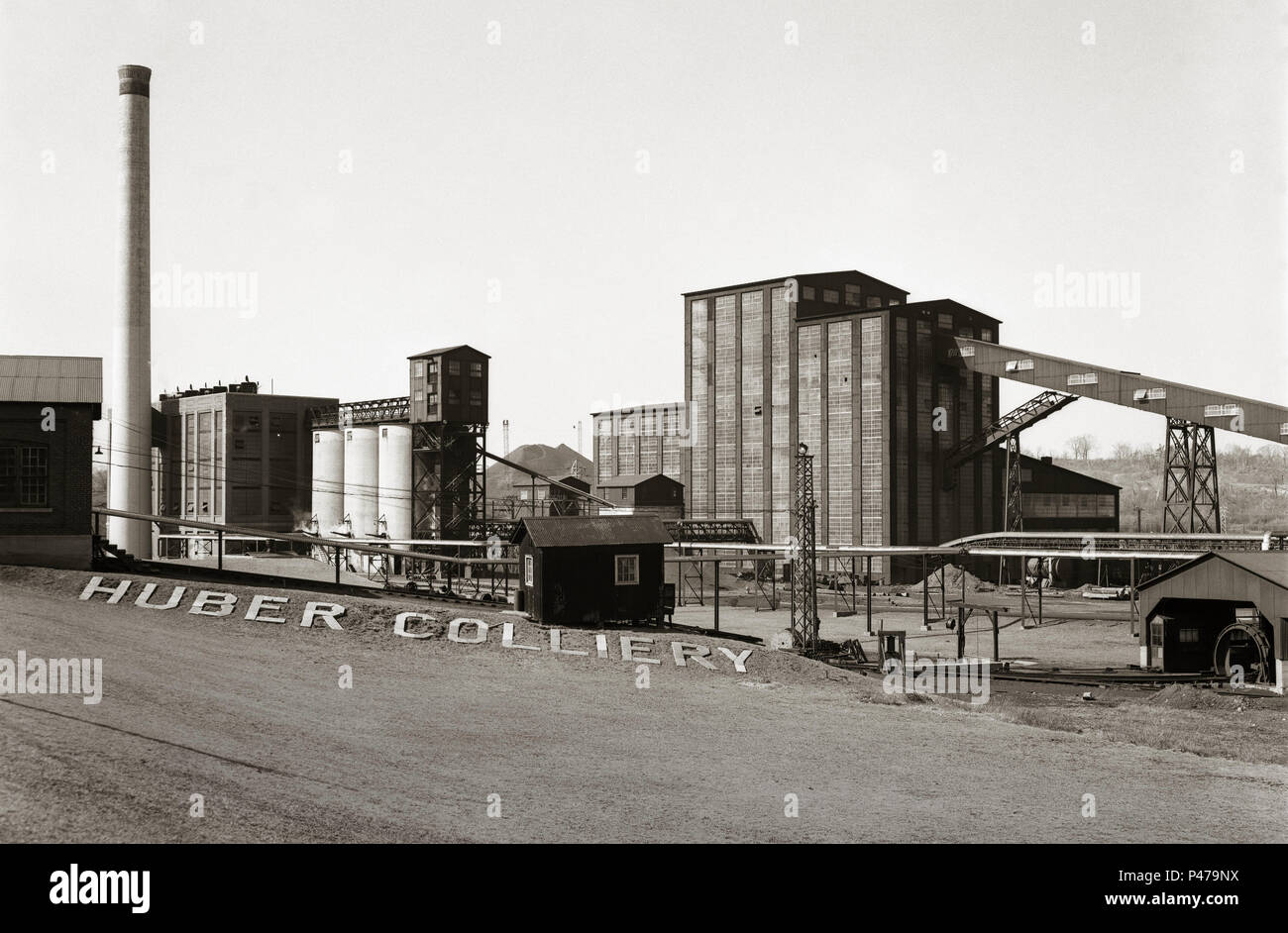 Blue Coal's Huber Breaker was a landmark located in the borough of ...