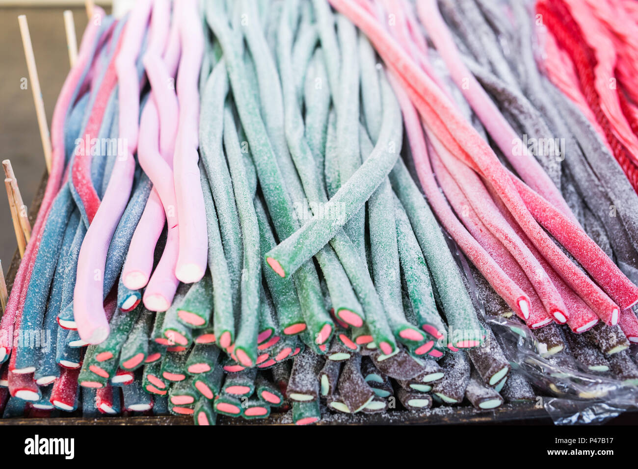 Candy sticks in any color and appearance Stock Photo - Alamy