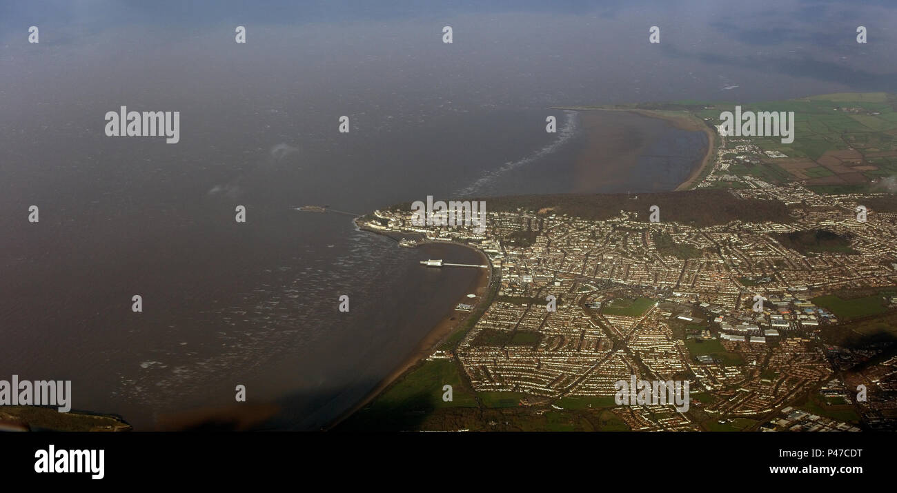 Weston super mare aerial hi-res stock photography and images - Alamy