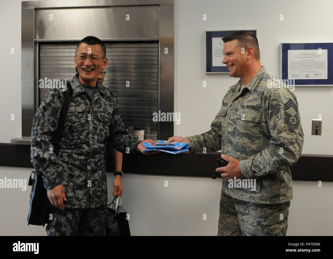 Warrant Officer Katsumi Yamazaki, Senior Enlisted Advisor Japanese Air ...
