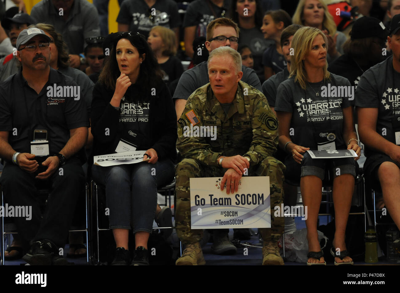 Team SOCOM faced Team Air Force in the Sitting Volleyball championship ...