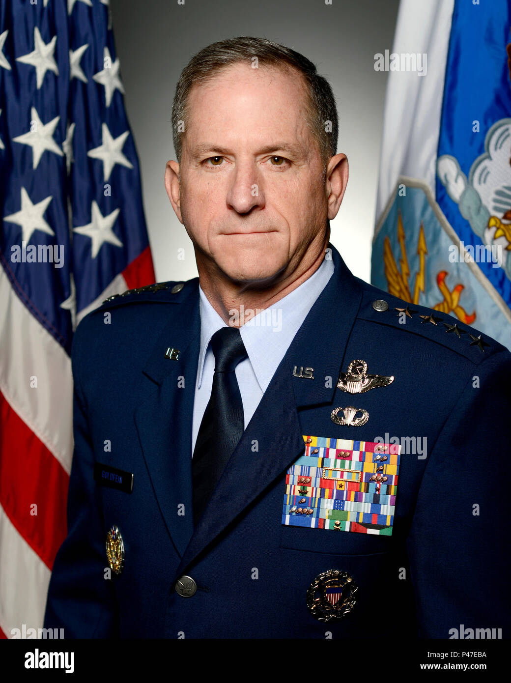 Official portrait of Air Force Chief of Staff Gen. David Goldfein, the ...