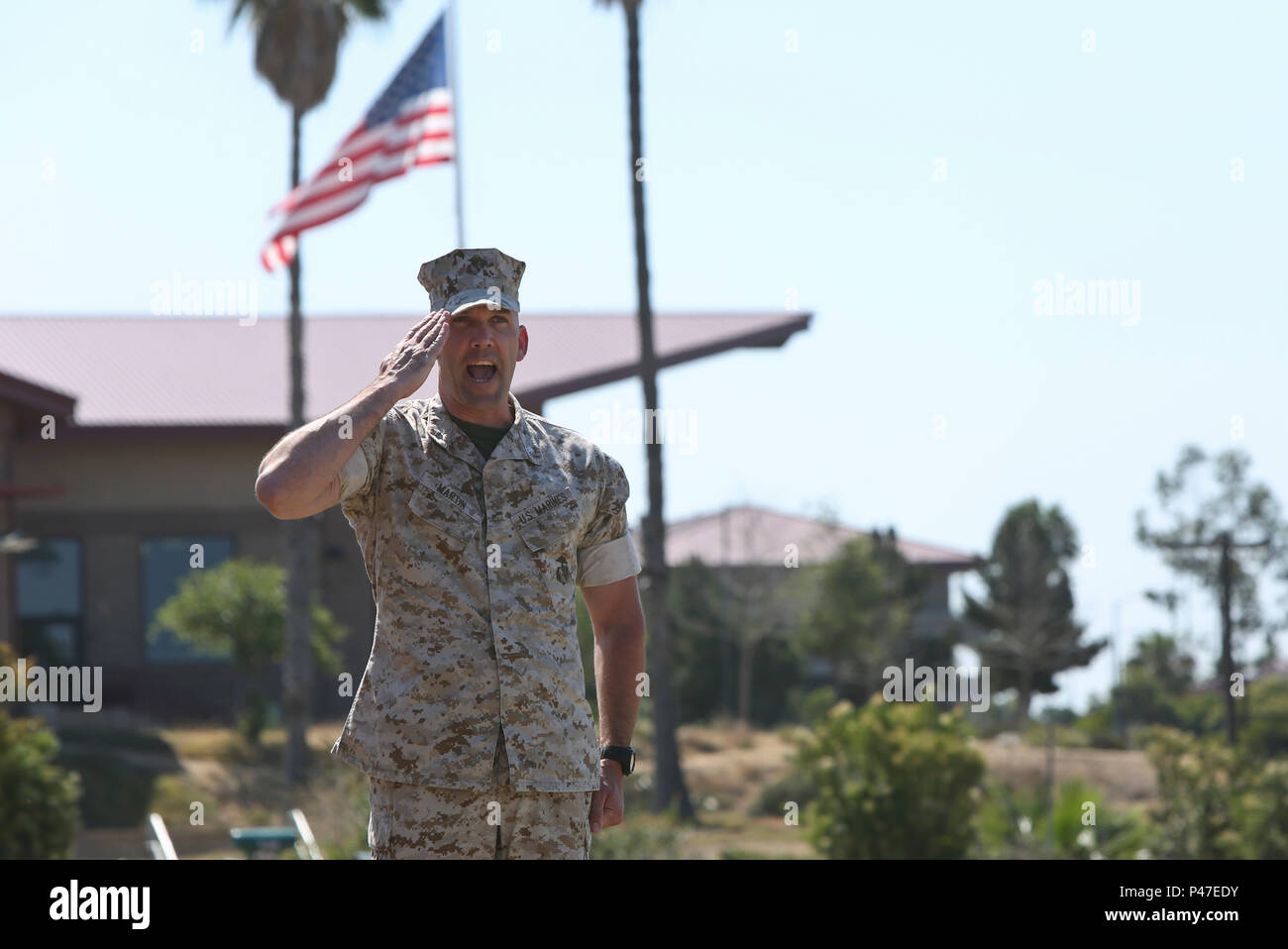 U.S. Marine Corps Lt. Col. Richard M. Martin, commanding officer, 1st ...