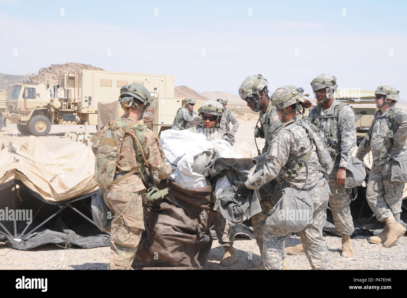 North Carolina Army National Guard soldiers assigned to the 630th ...