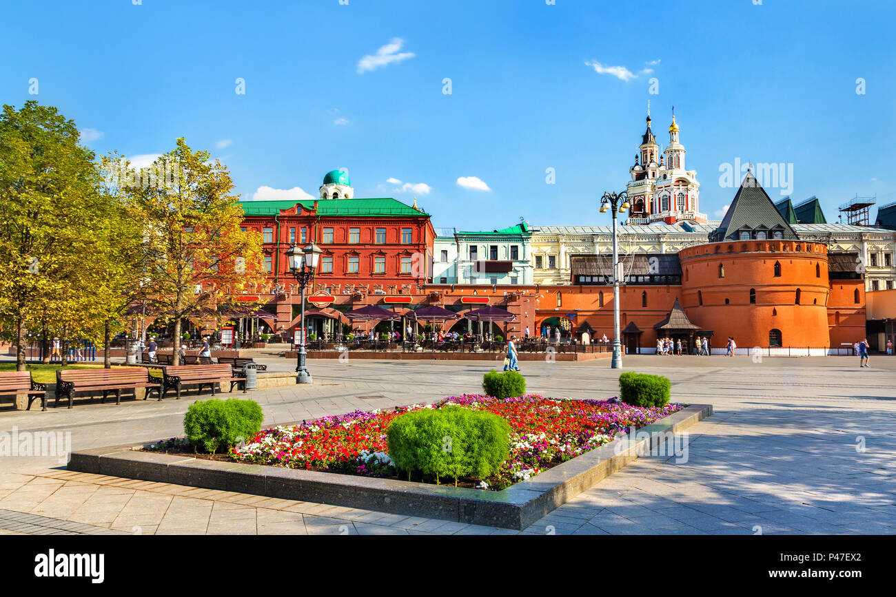 Moscow manezhnaya square hi-res stock photography and images - Alamy