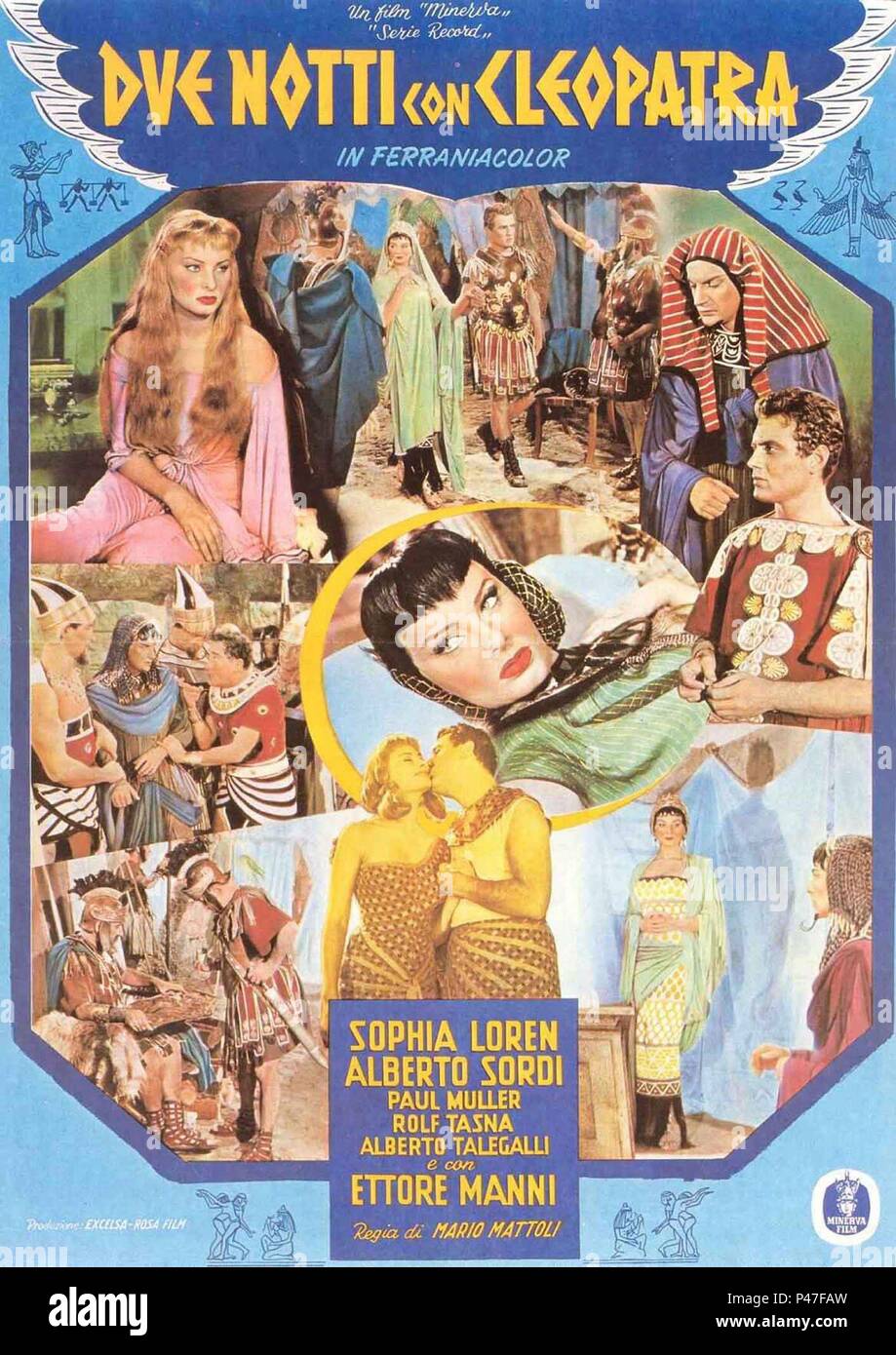 Cleopatra film poster hi-res stock photography and images - Alamy