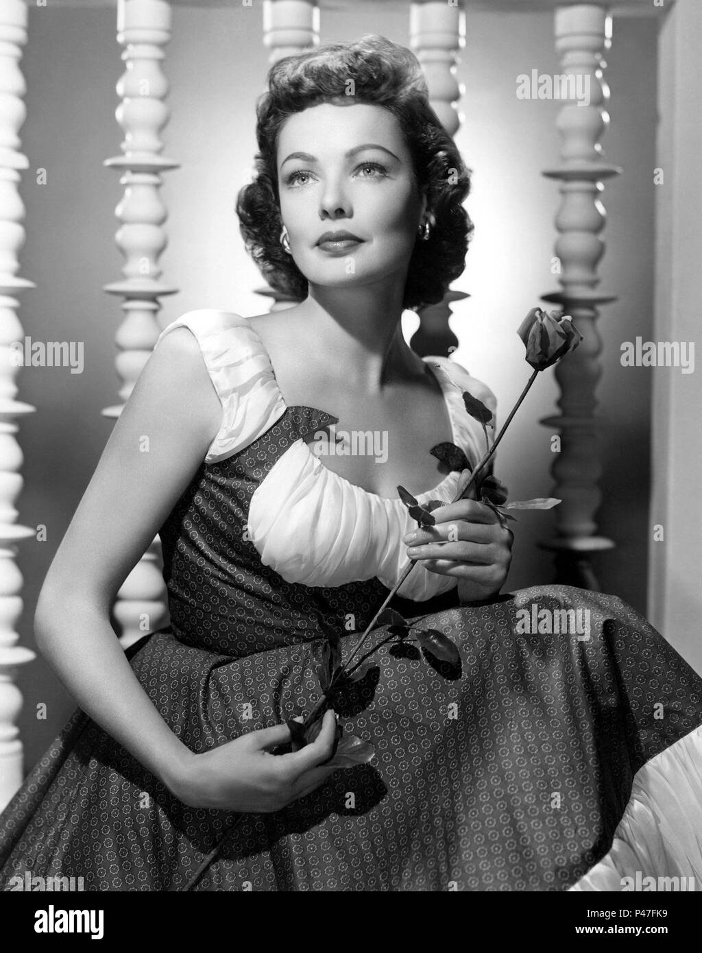 Gene tierney Black and White Stock Photos & Images - Alamy