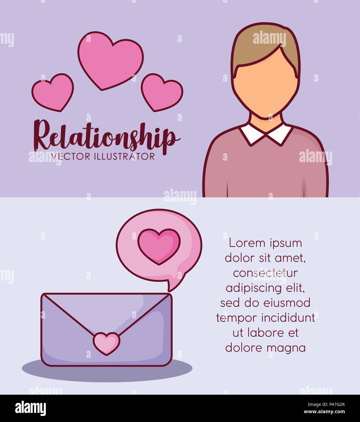 Infographic presentation of online dating concept with avatar man icons ...