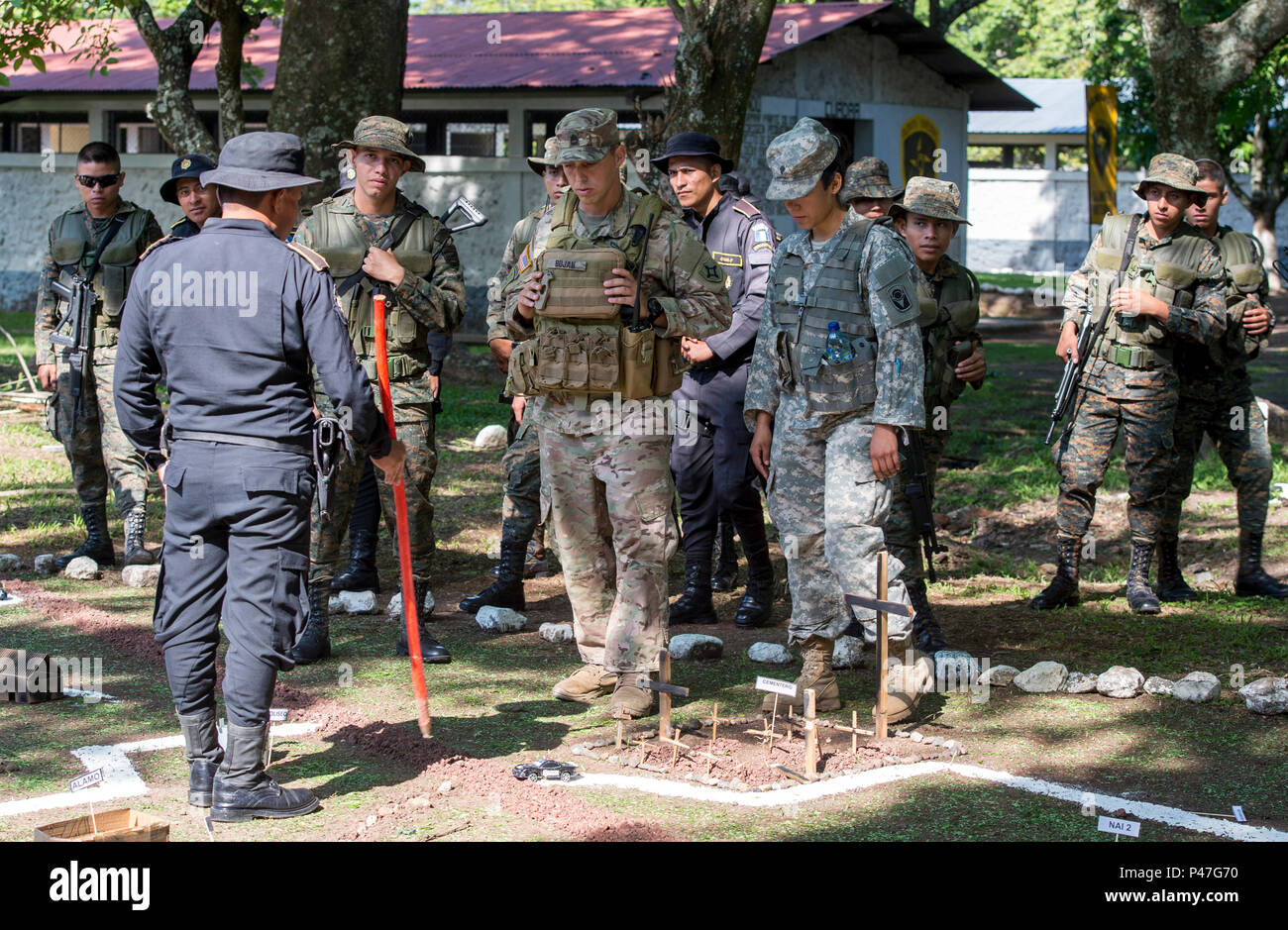 U.S. Army SFC Joseph Bujan and SPC Karen Herrera, both with Regionally ...