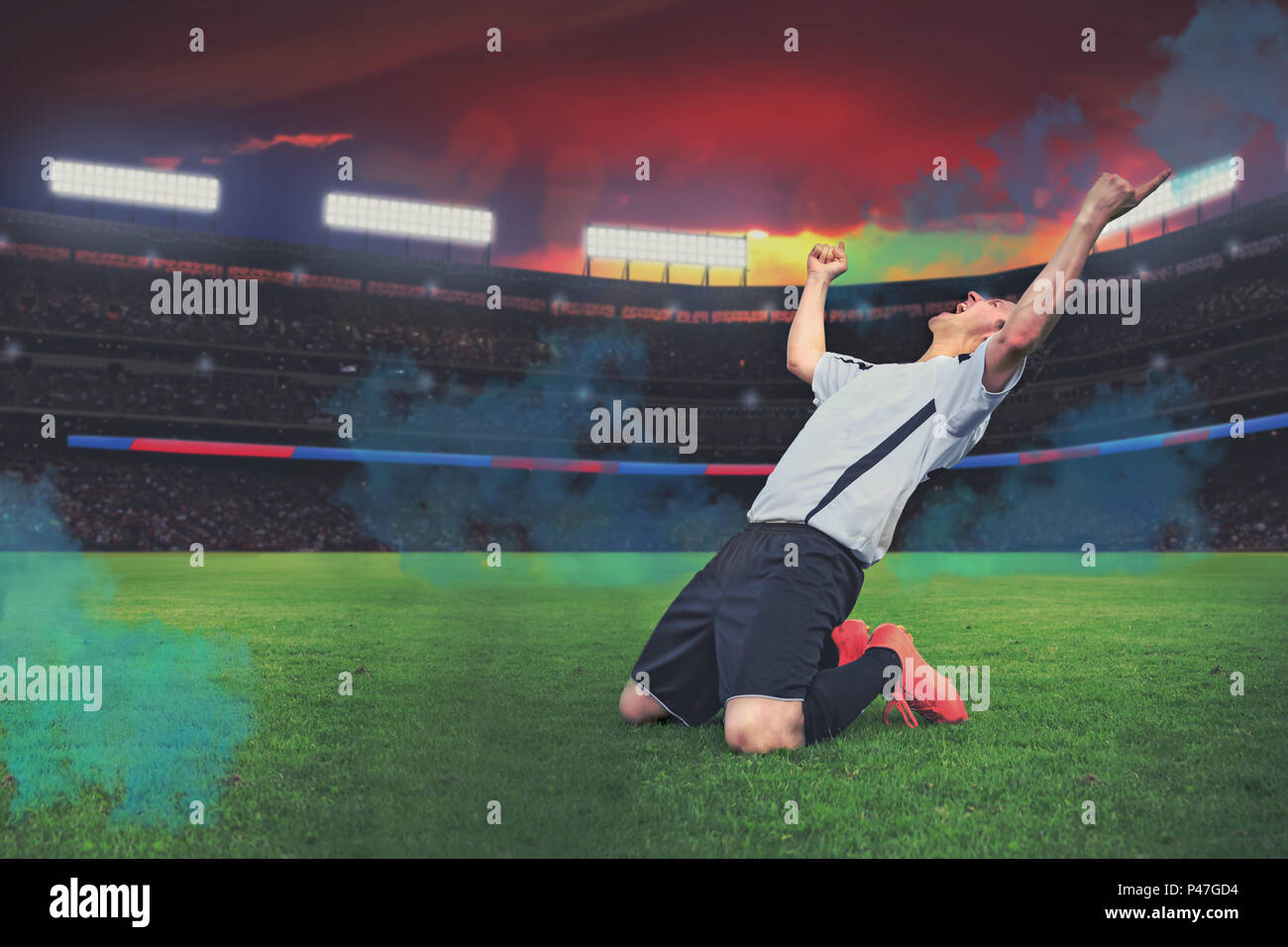 Cheering player hi-res stock photography and images - Alamy