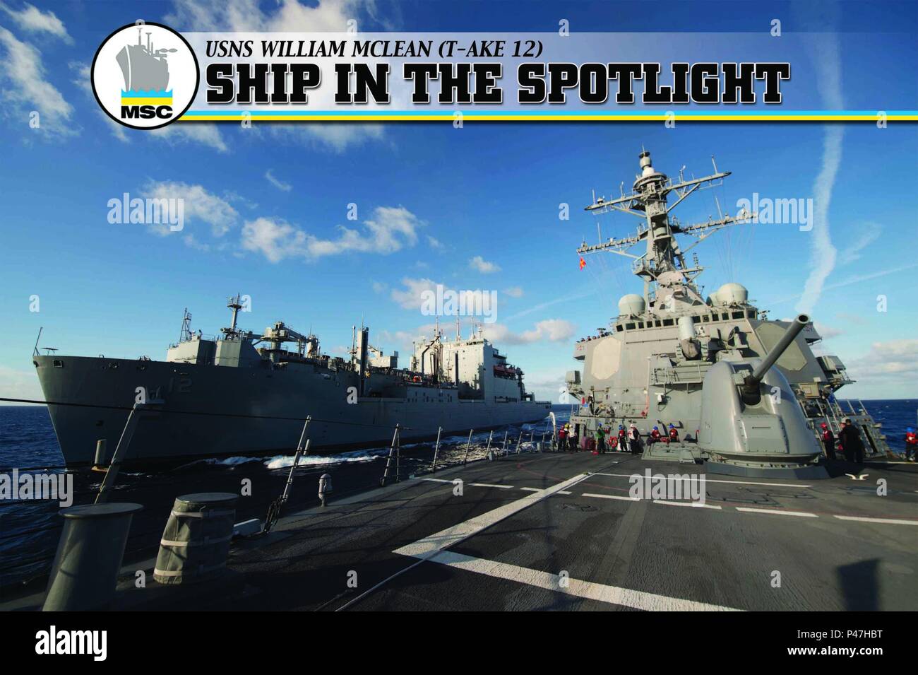 Military Sealift Command's Ship in the Spotlight layout. (U.S. Navy ...