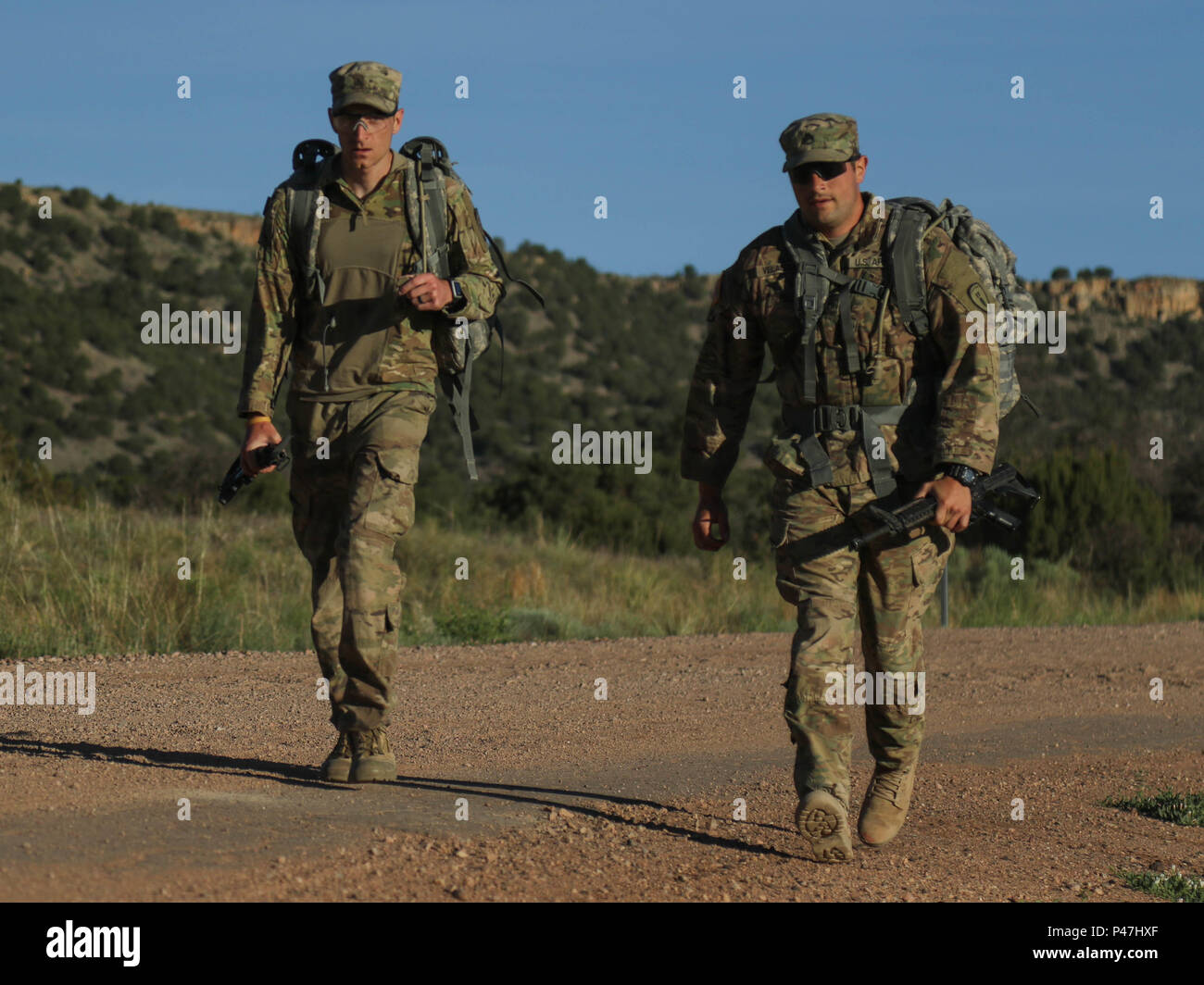 Sgt. Ryan Goforth and Staff Sgt. John Velasquez, explosive ordnance ...