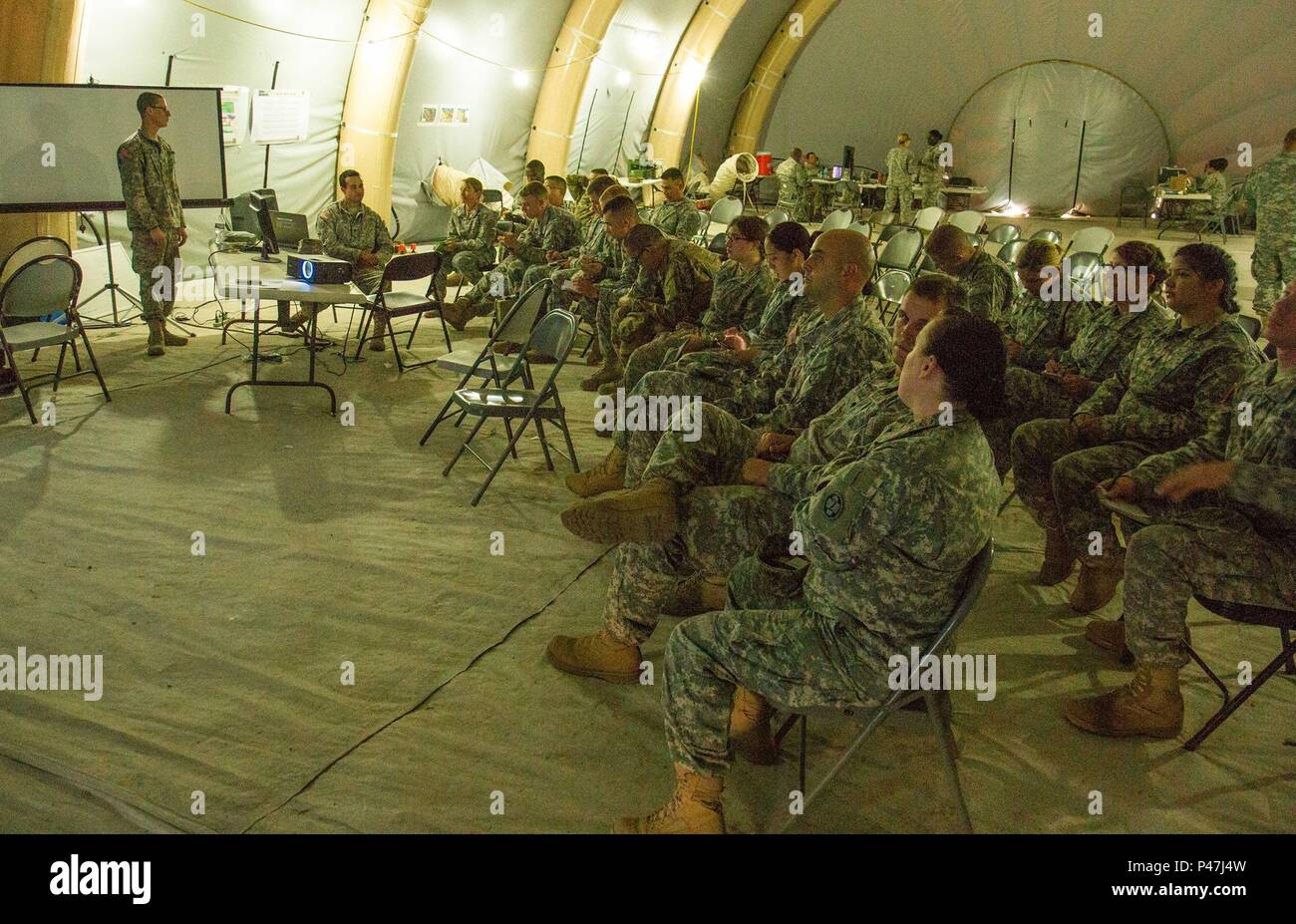 US Army Reserve Soldiers of the 915th Medical Battalion and 310th ...