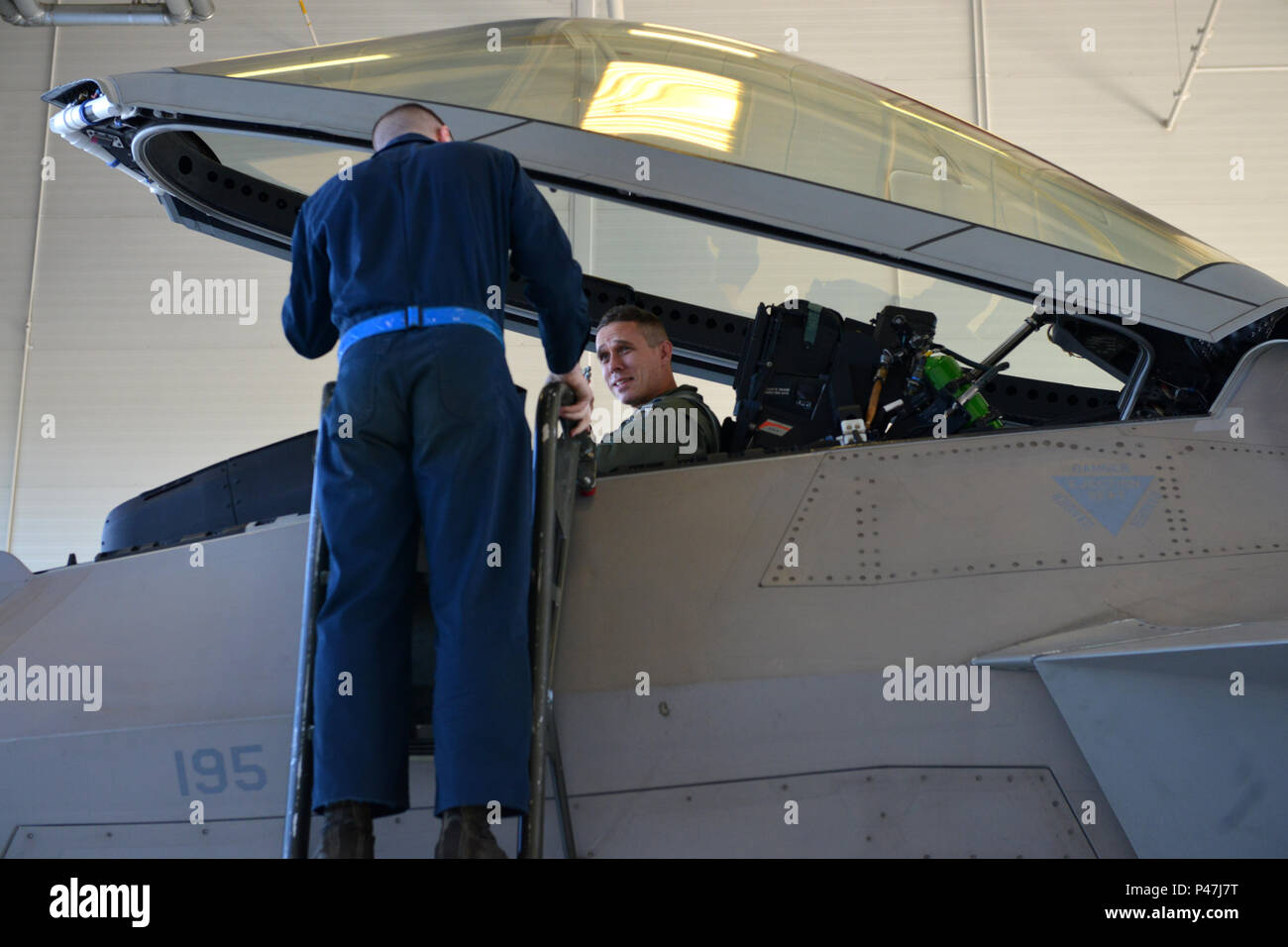 Air Force Lt. Col. Brandon Tellez, 525th Fighter Squadron commander and ...