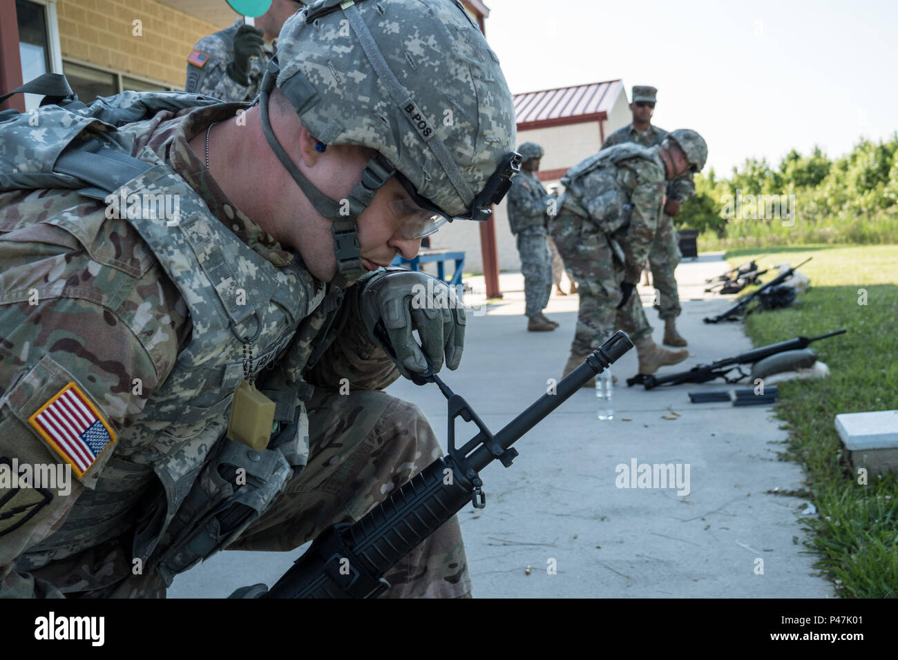 U.S. Army Sgt. Joshua Laplant, assigned to Headquarters and ...