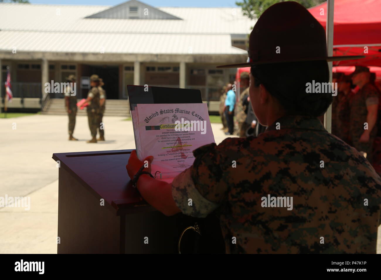 Sgt maj tricia m smith leavy hi-res stock photography and images - Alamy