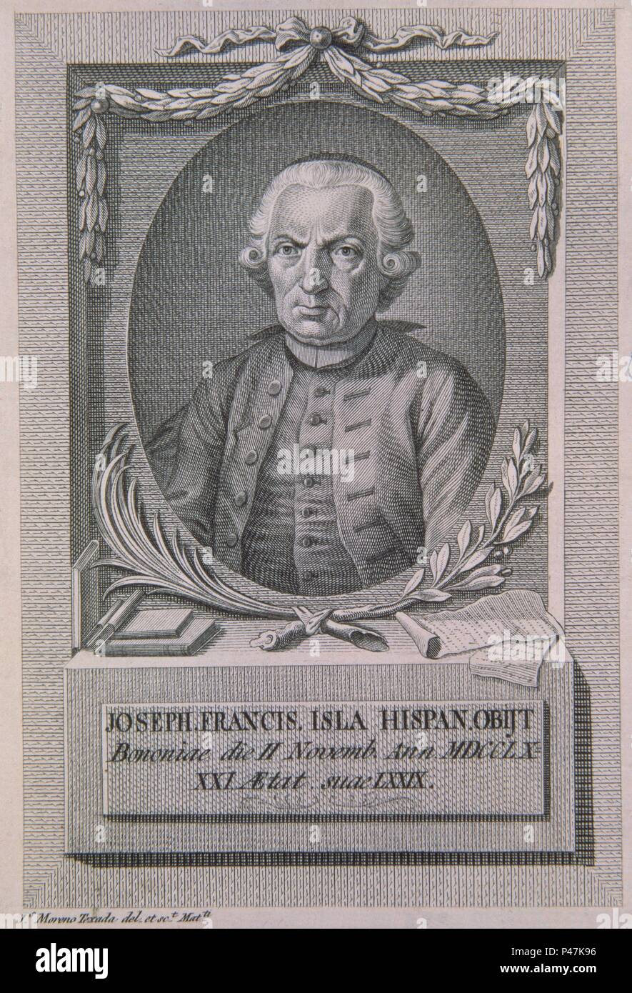 JOSE FRANCISCO DE ISLA -PADRE ISLA- 1703/1781- ESCRITOR Y JESUITA ...