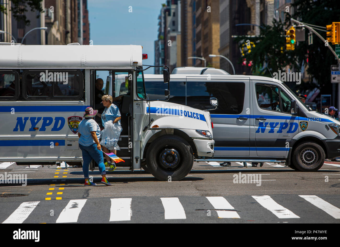 Pride Parade in New York Stock Photo - Alamy