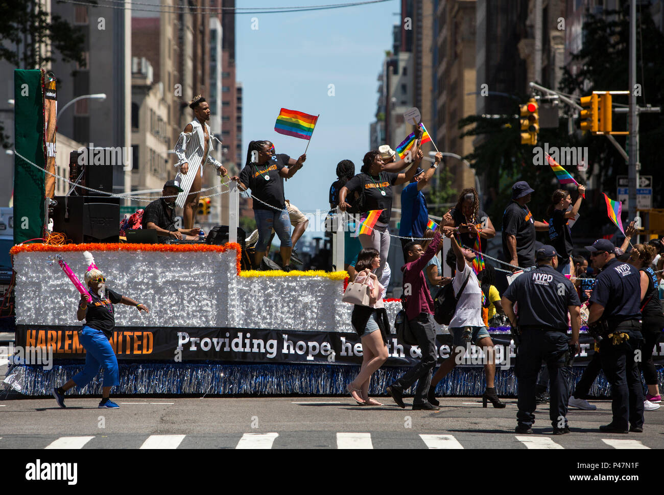 Pride Parade in New York Stock Photo - Alamy