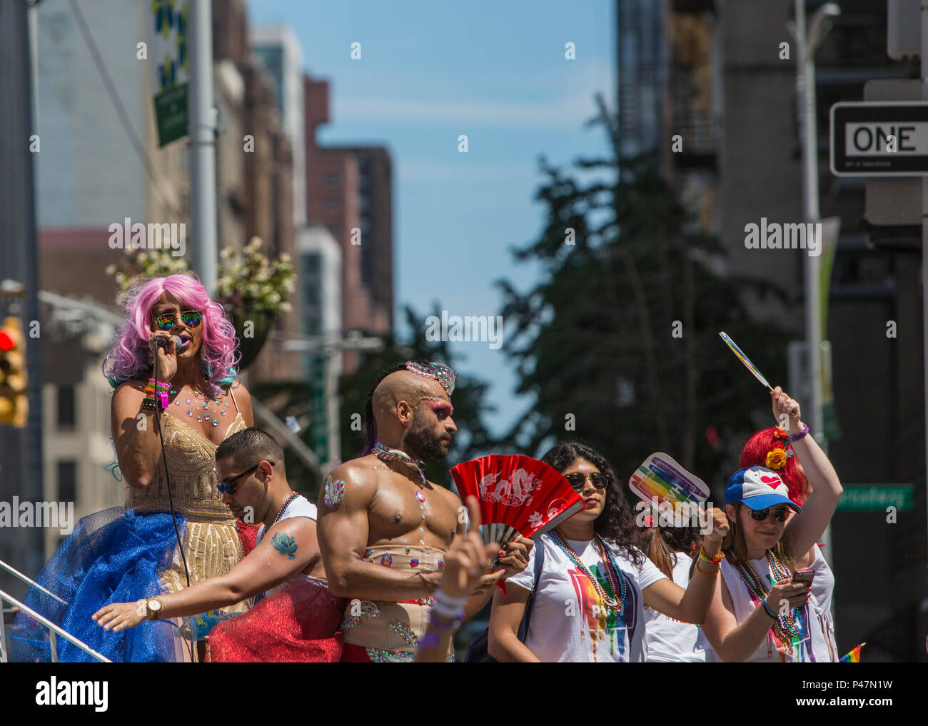 Pride Parade in New York Stock Photo - Alamy