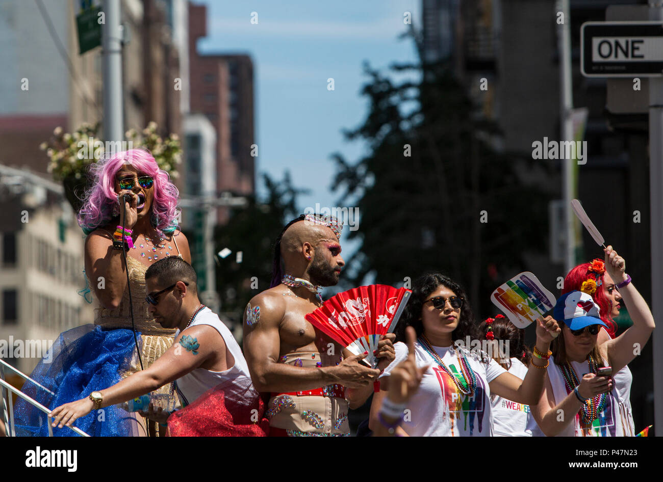 Pride Parade in New York Stock Photo - Alamy