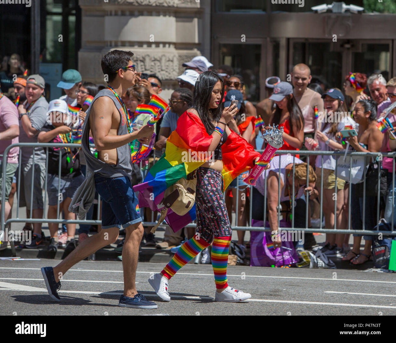 Pride Parade in New York Stock Photo - Alamy