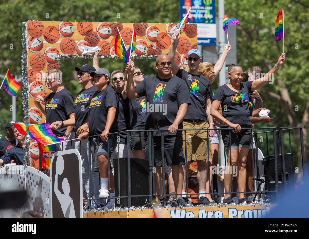 Pride Parade in New York Stock Photo - Alamy