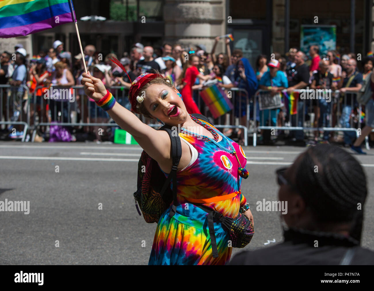 Pride Parade in New York Stock Photo - Alamy