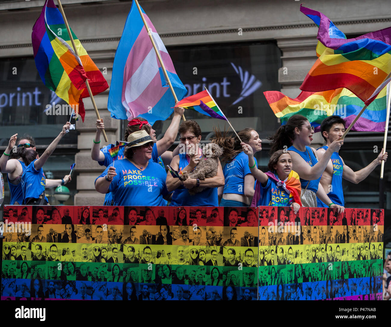 Pride Parade in New York Stock Photo - Alamy