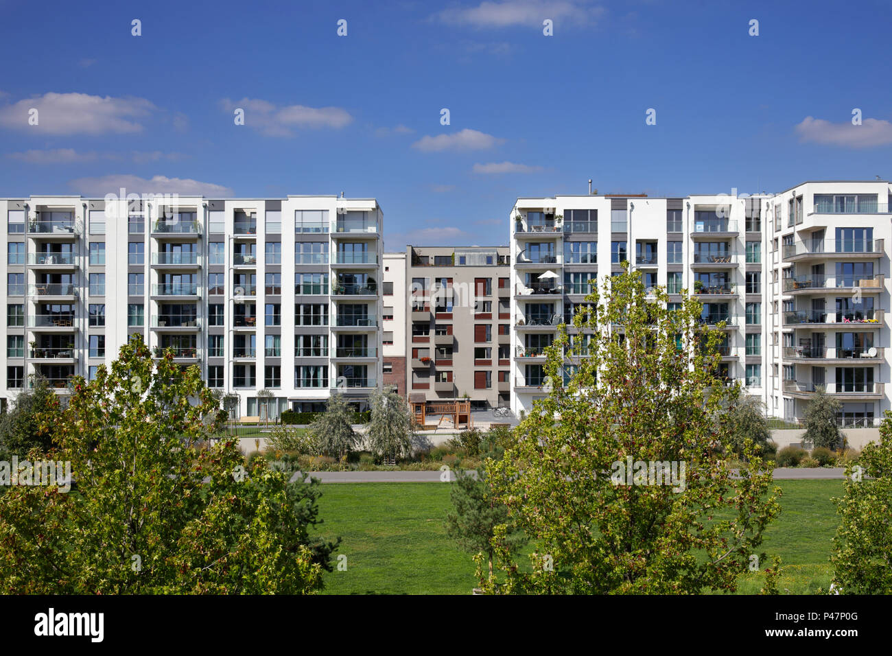 Berlin, Germany, new buildings of residential buildings in the ...