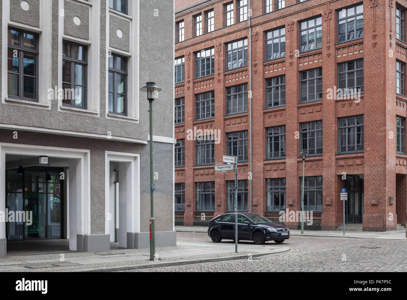 Berlin, Germany, office building in the Oberbaum City in the ...