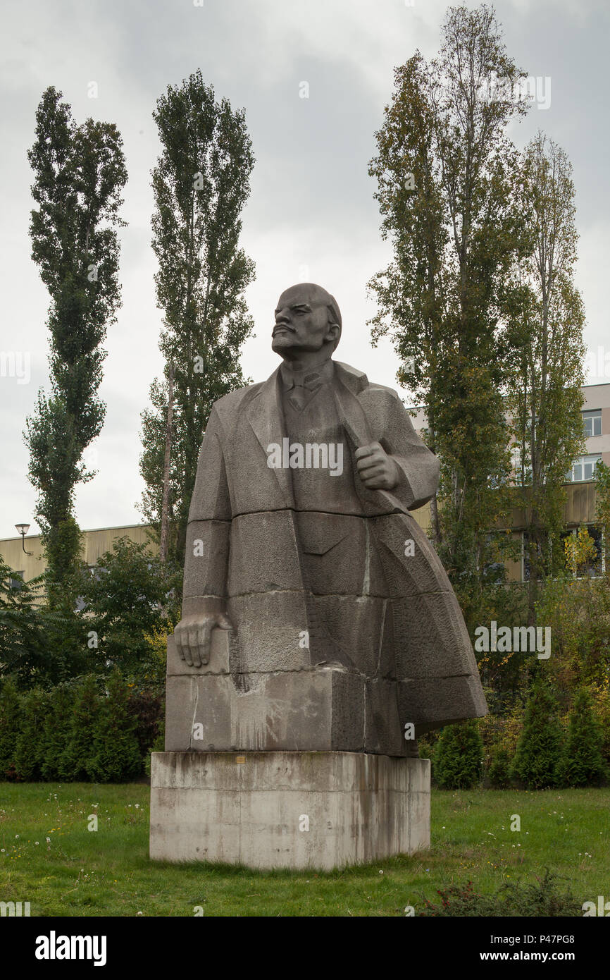 Sofia, Bulgaria, statue of Lenin on an exhibition site for socialist ...