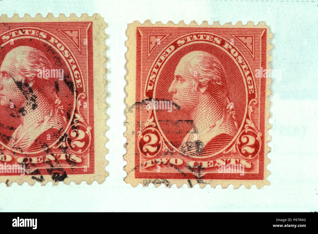 NOT 1198842 US POSTAGE STAMP 2 CENTS GEORGE WASHINGTON Stock Photo - Alamy