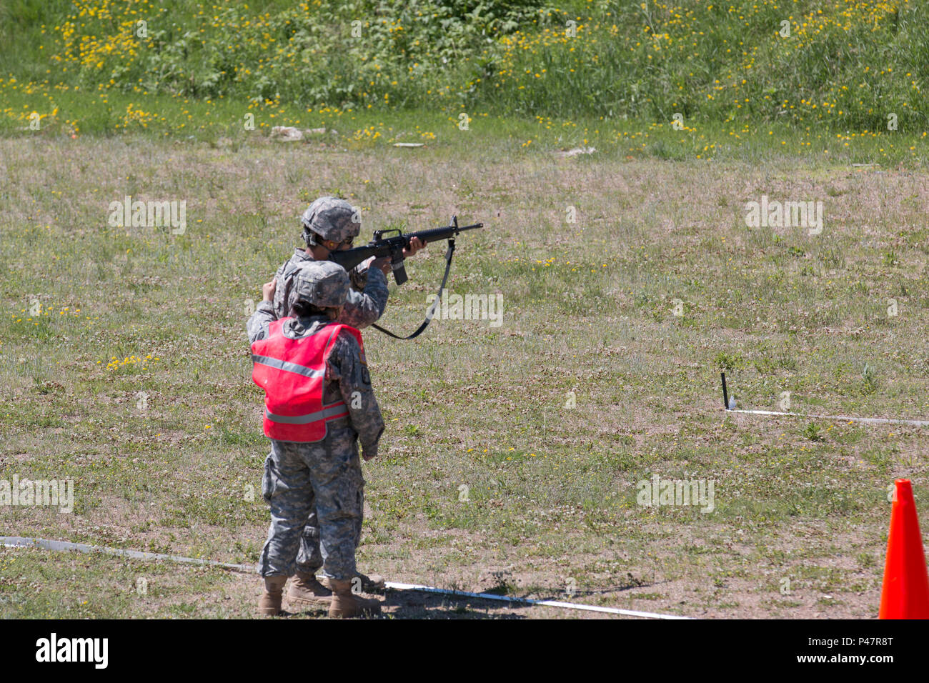 Soldiers with the 834th Aviation Support Battalion conduct reflexive ...
