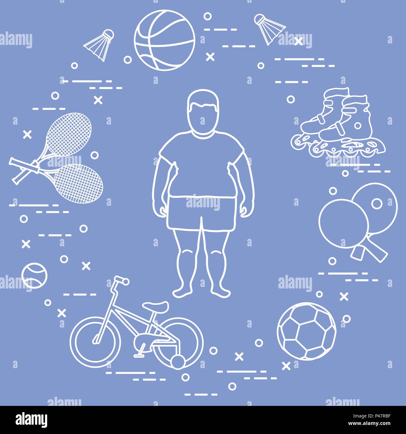 Fat balls Stock Vector Images - Alamy